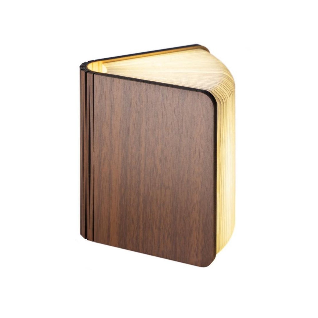 Personalised Wooden Folding Magnetic Glowing LED Book Lamp - Etsy