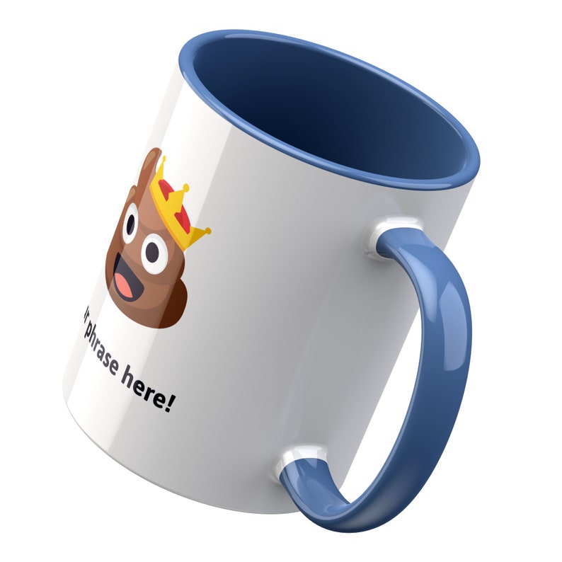 Personalised 11oz Emoji Mug featuring poomoji 3782 emoji Drink ...