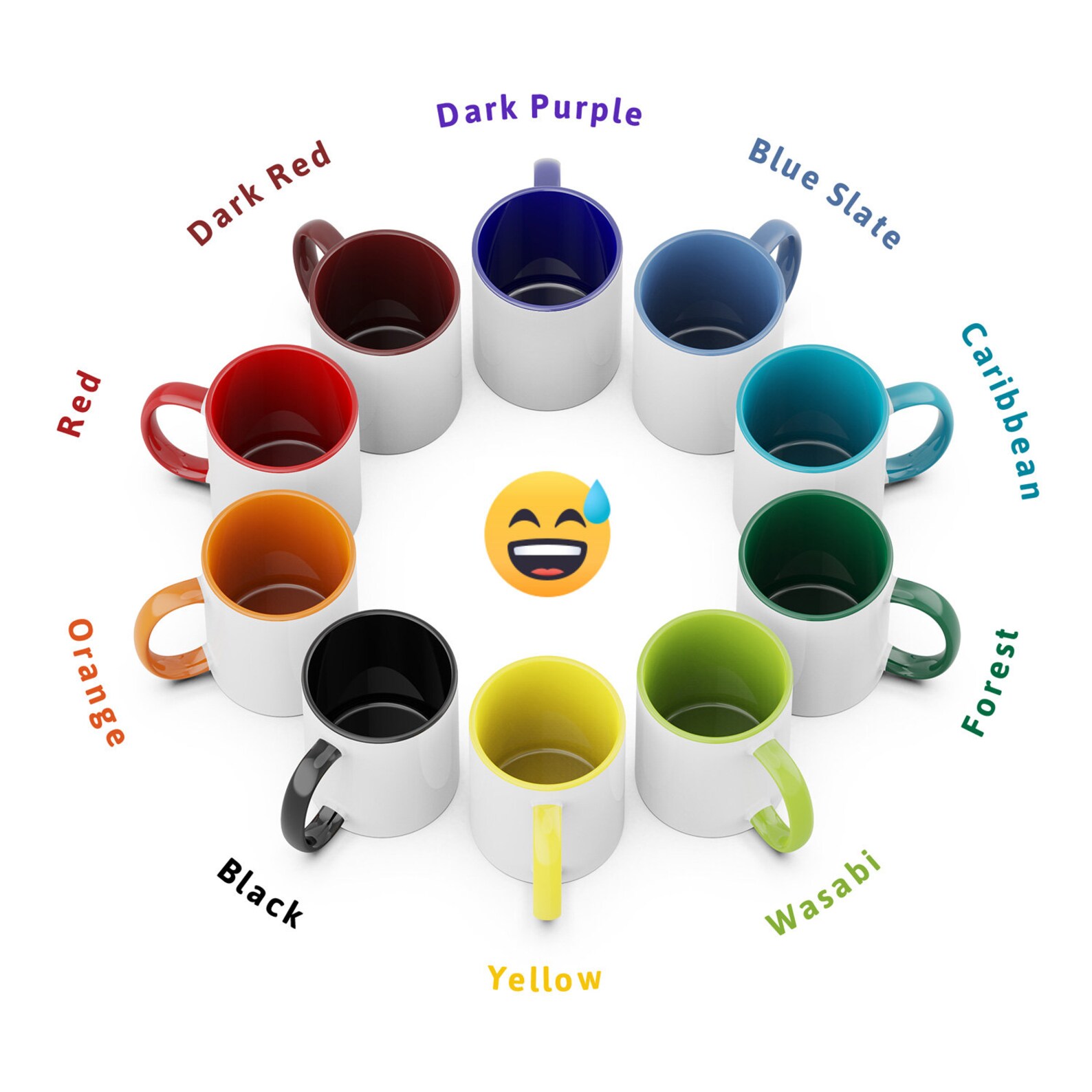Personalised Emoji Mug Featuring Fortune Cookie Emoji - Etsy