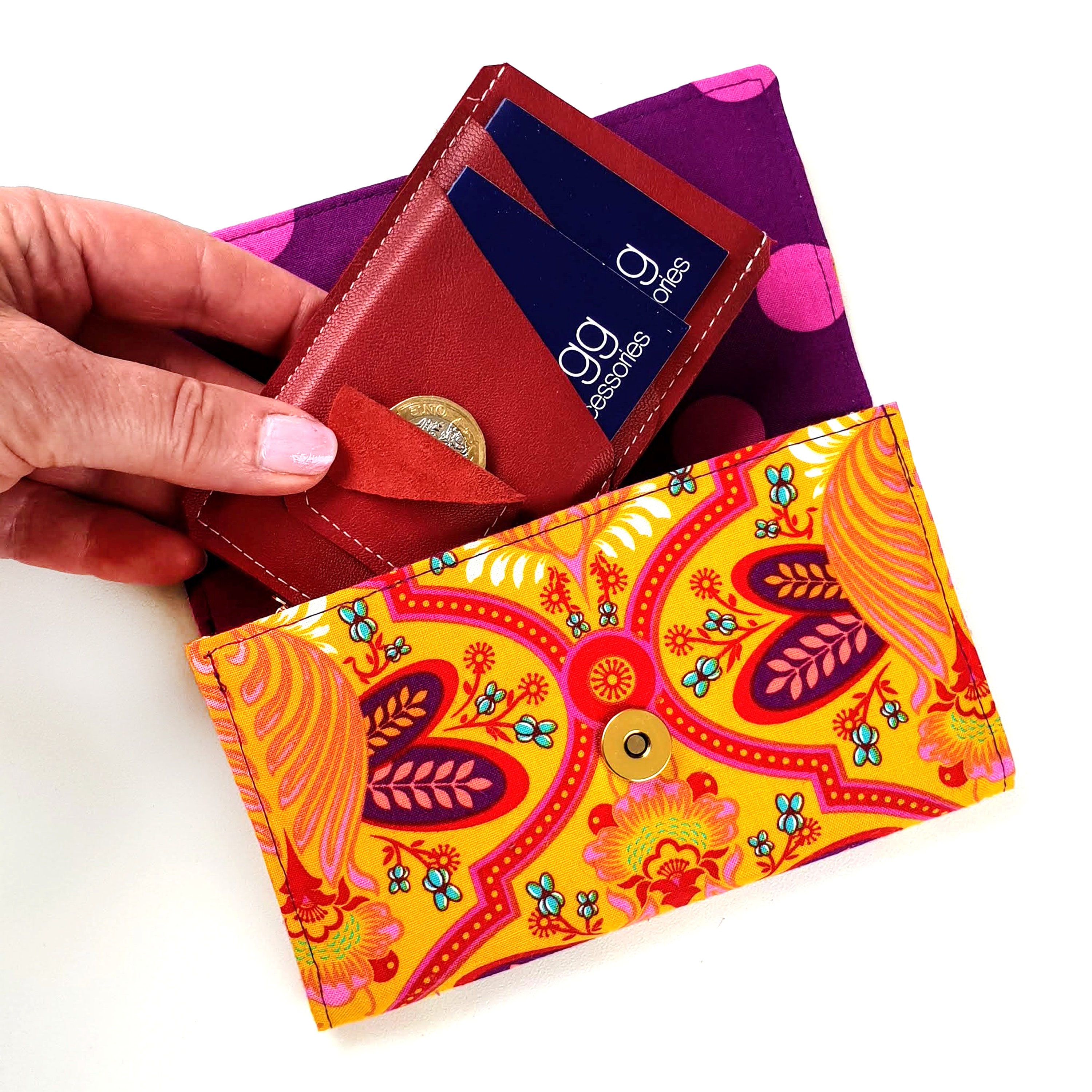Copious Credit Card Wallet PDF Pattern and Video Tutorial. Bag Sewing ...