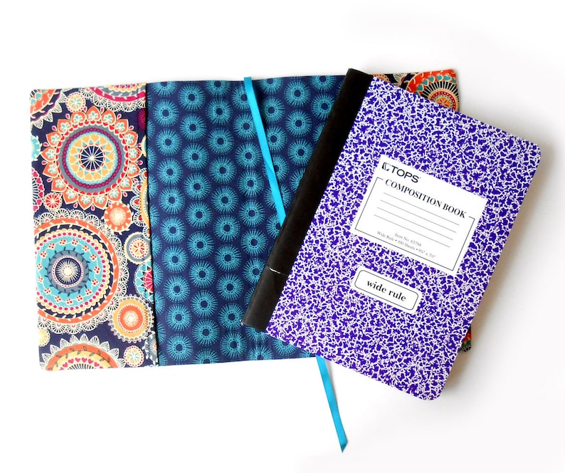 Composition Book Cover Pattern And Tutorial. Notebook Cover - Etsy