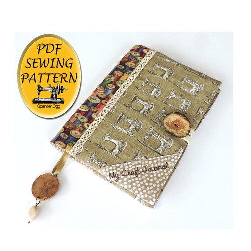 PDF Sewing Pattern Craft Journal A5 Notebook Cover Sewing - Etsy