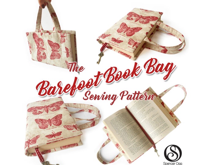 PDF Sewing Tutorial DIY Book Cover - Formula for Custom Sizes Included ...