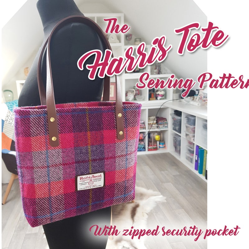 Harris Tweed Bucket Bags - Etsy