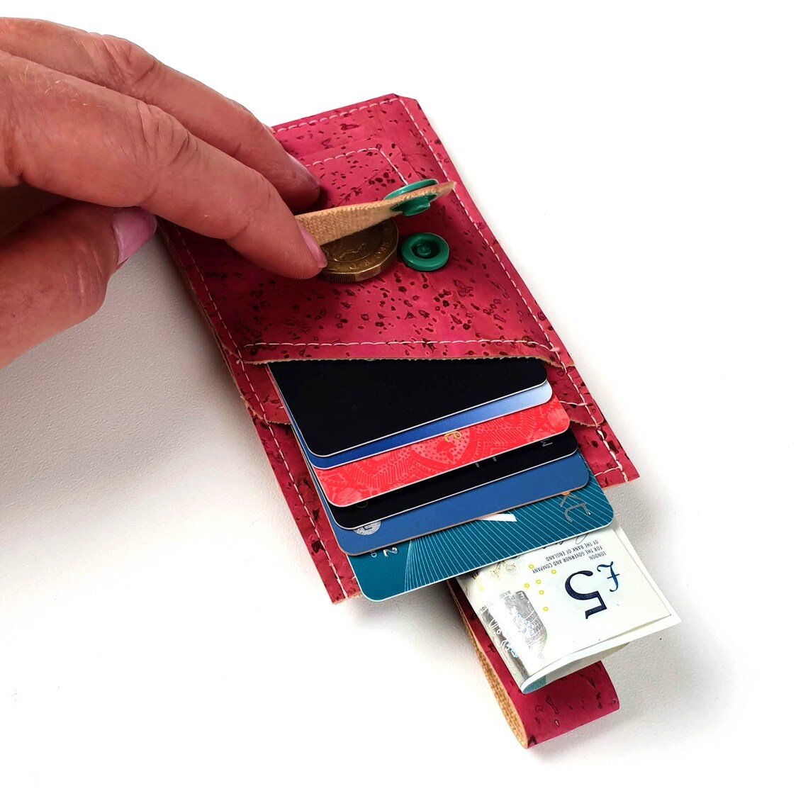 Copious Credit Card Wallet PDF Pattern and Video Tutorial. Bag | Etsy UK