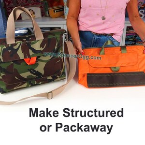 Tip-top Tote PDF Sewing Pattern and Video Tutorial - Etsy