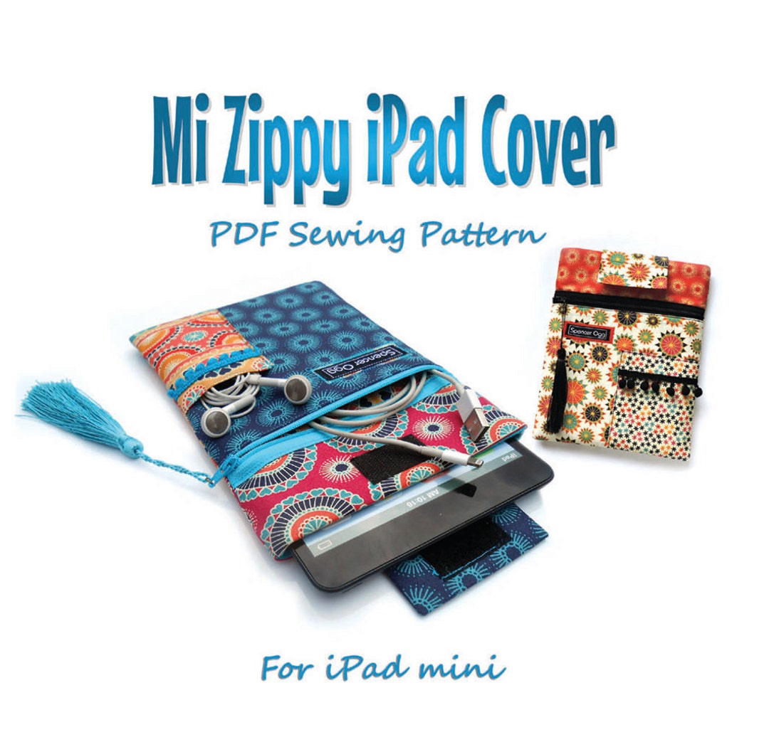 IPad Mini Cover PDF Pattern. Mi Zippy iPad Cover. for iPad Mini. PDF ...