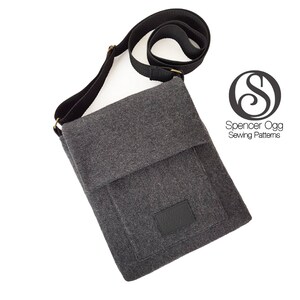 The Craggan Man-bag Sewing Pattern. iPad Bag. Mens Cross Body Bag. Mens ...