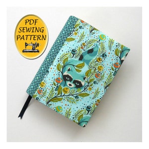 Notebook Cover Sewing Pattern, With Free Book Cover Tutorial for Any ...