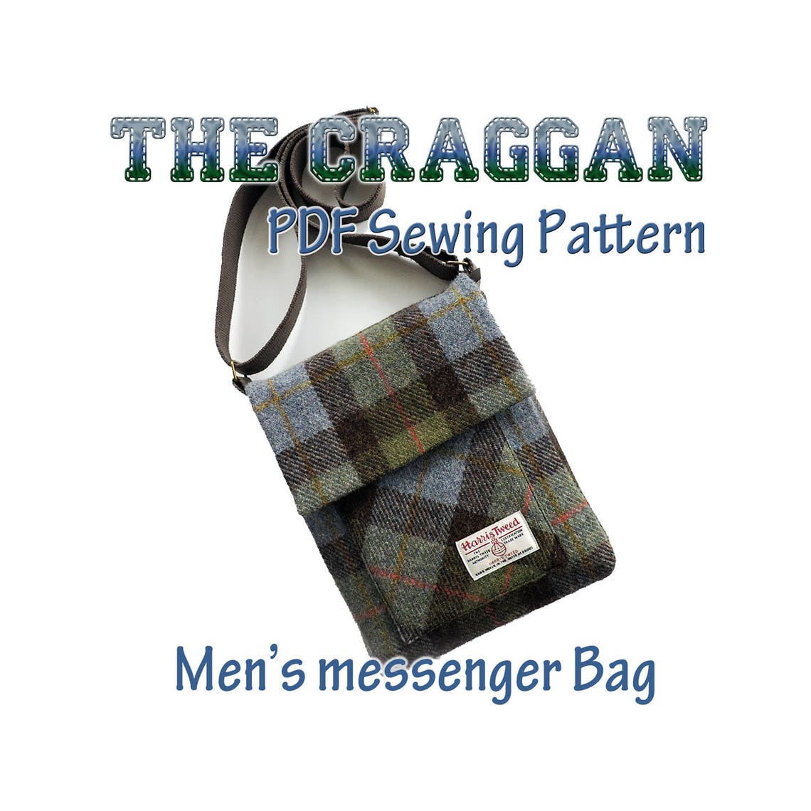 Mens Messenger Bag PDF Sewing Pattern. the Craggan. Man Bag. - Etsy
