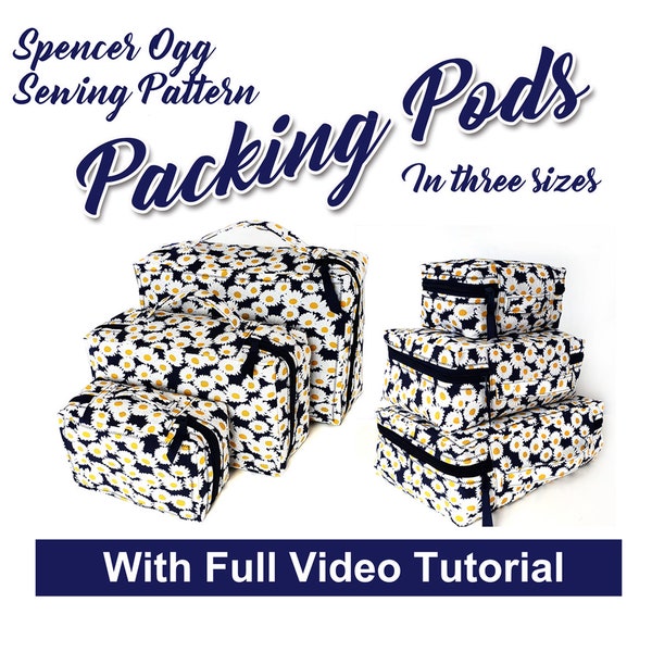 Sewing Pattern Packing Cubes - Etsy