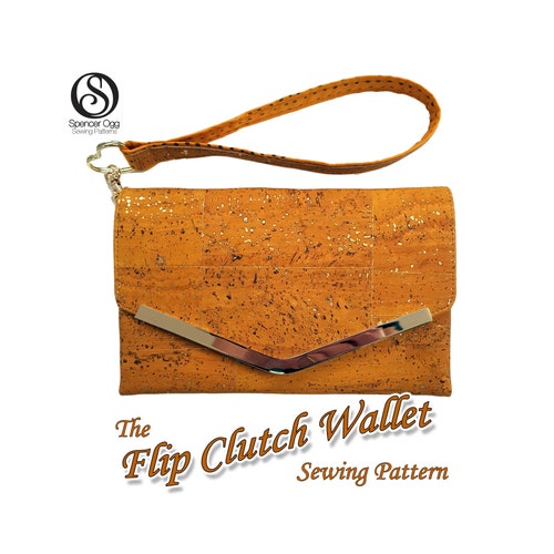 The Flip Clutch Wallet . PDF Bag Sewing Pattern. Coin Purse - Etsy