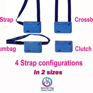 The Amplector Pack Sling Bag PDF Sewing Pattern. Fanny Pack Sewing ...