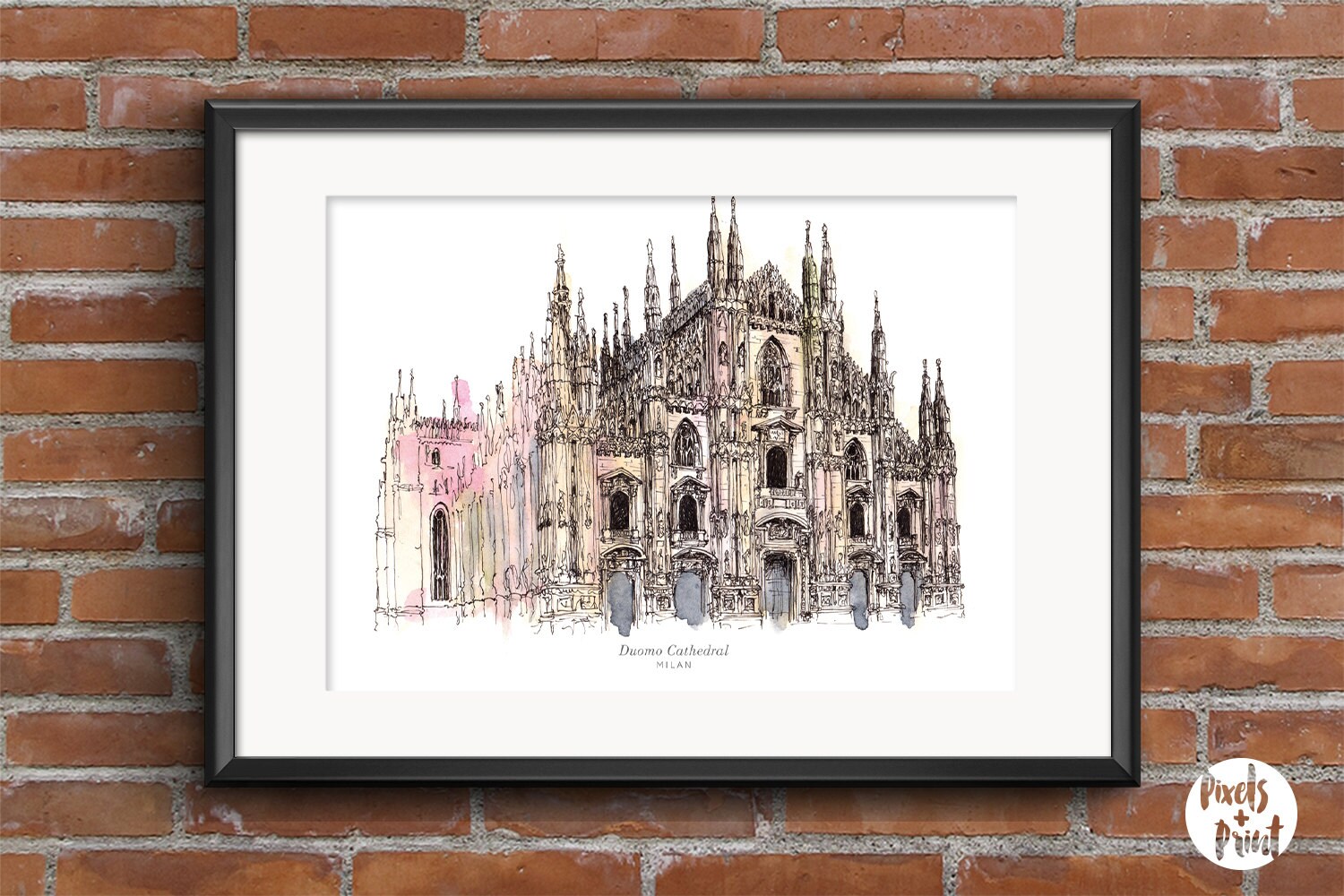 Printable Art "duomo - Milan" Travel Wall Art | Home Decor ...