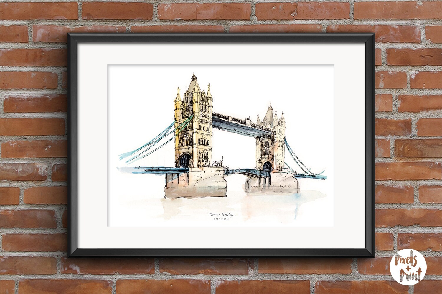 Printable Art Tower Bridge London Travel Wall Art Home Decor ...