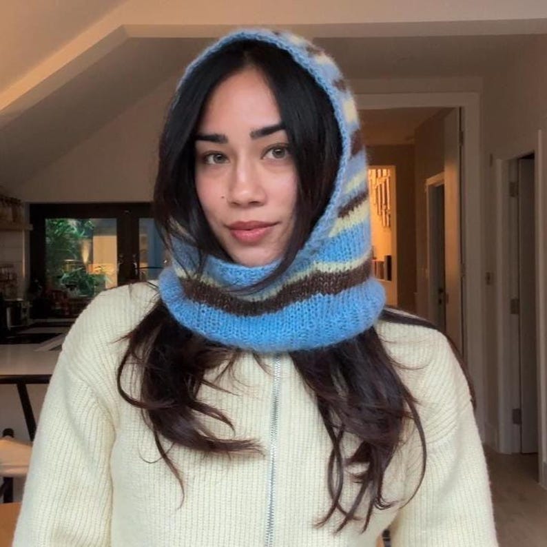 Belly Balaclava Knitting Pattern, Video & Instructions - Instant ...
