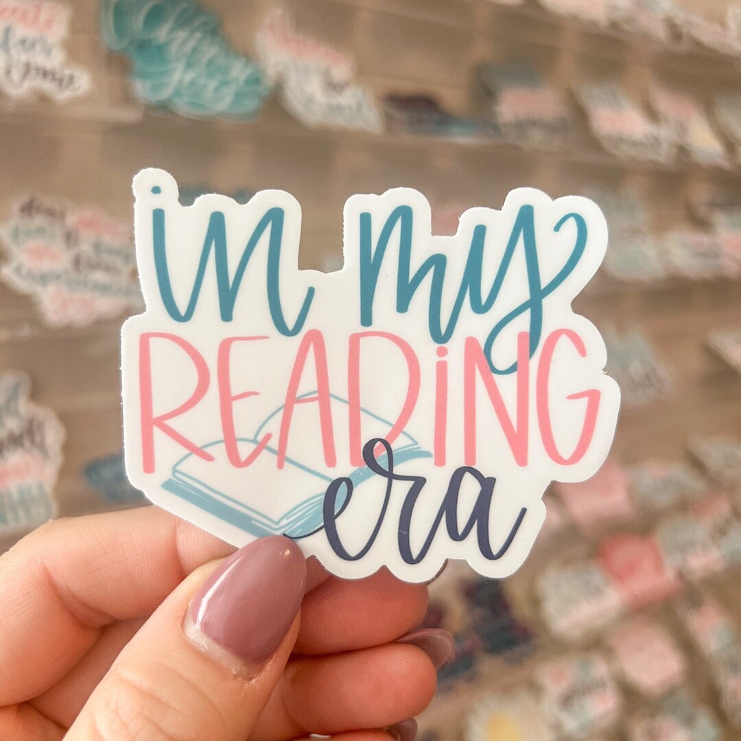 In My Reading Era Die Cut Vinyl Sticker - Etsy