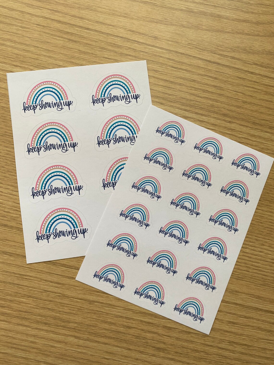 Keep Showing up Sticker Sheets - Etsy