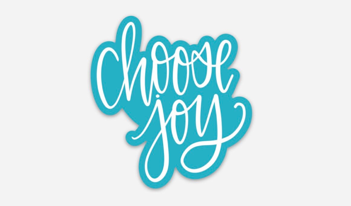 Choose Joy Sticker Die Cut Sticker Water Bottle Sticker | Etsy