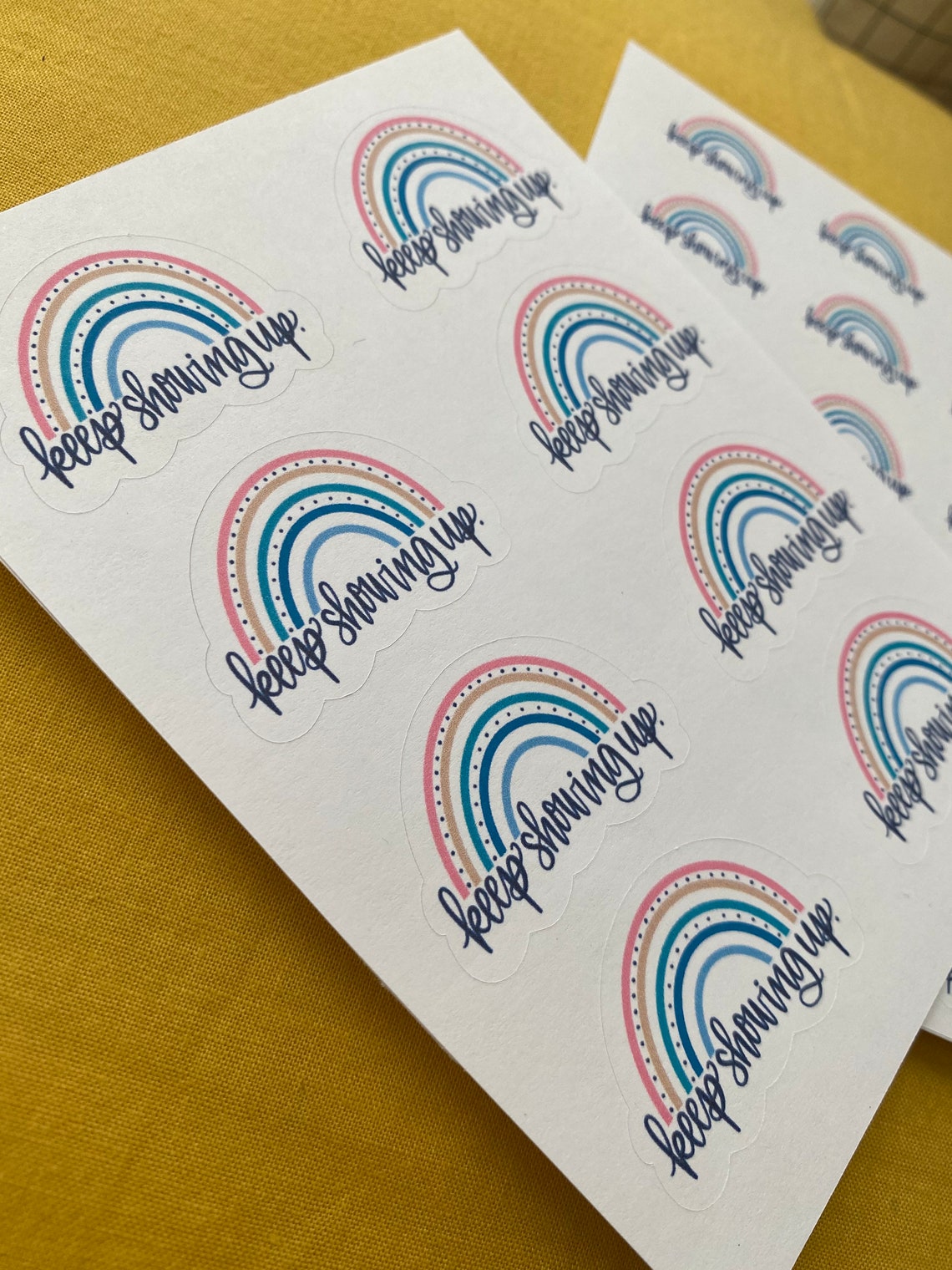 Keep Showing up Sticker Sheets - Etsy