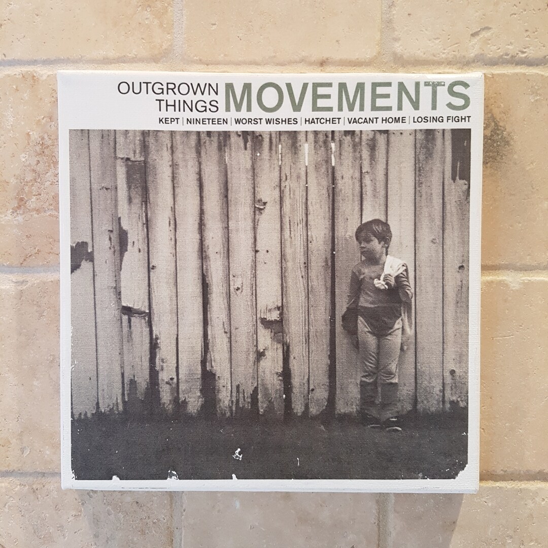 Movements L Outgrown Things L 20x20cm Handmade Canvas Print - Etsy