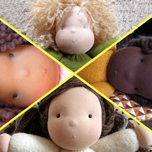 Soft Waldorf Doll, Girl Doll, Custom Made Girl Doll, Organic Cotton ...