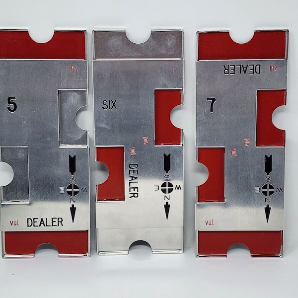 Vintage Metal Duplicate Bridge Boards - Etsy