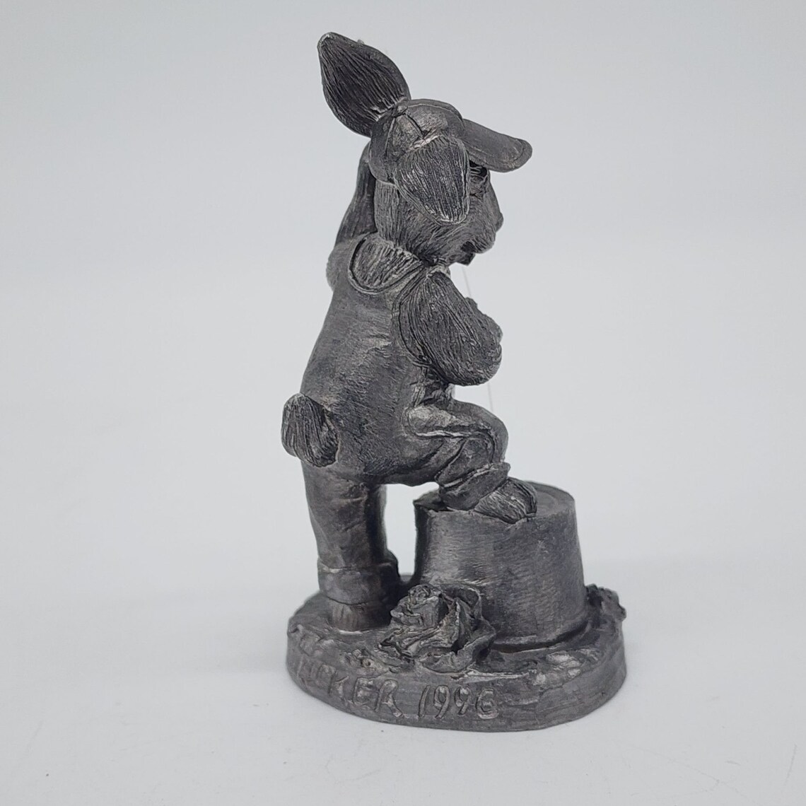 Michael Ricker Pewter Rabbit Figure Playing String 1996 540/3000 VTG 3. ...