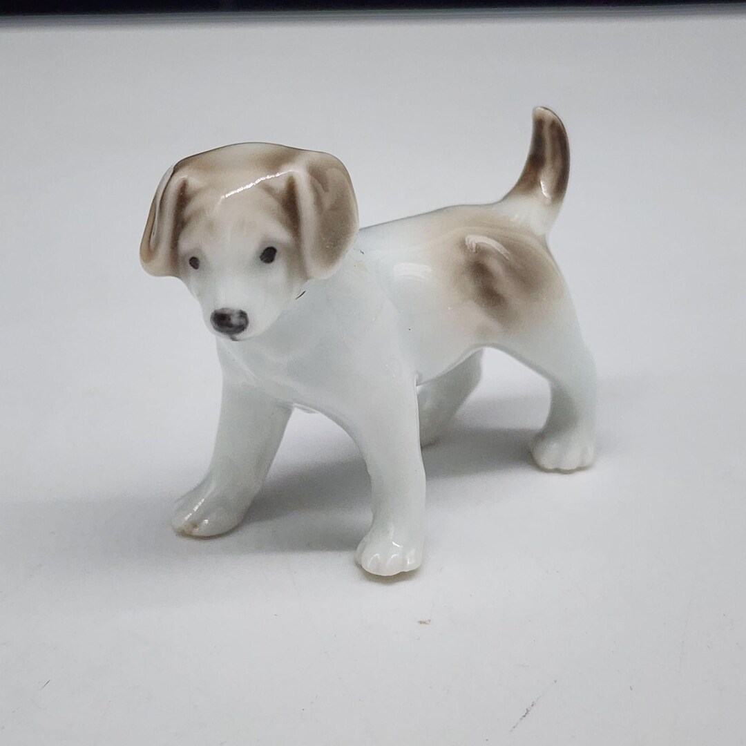 Vintage Japan Porcelain Labrador Puppy Dog Figurine Brown & White - Etsy