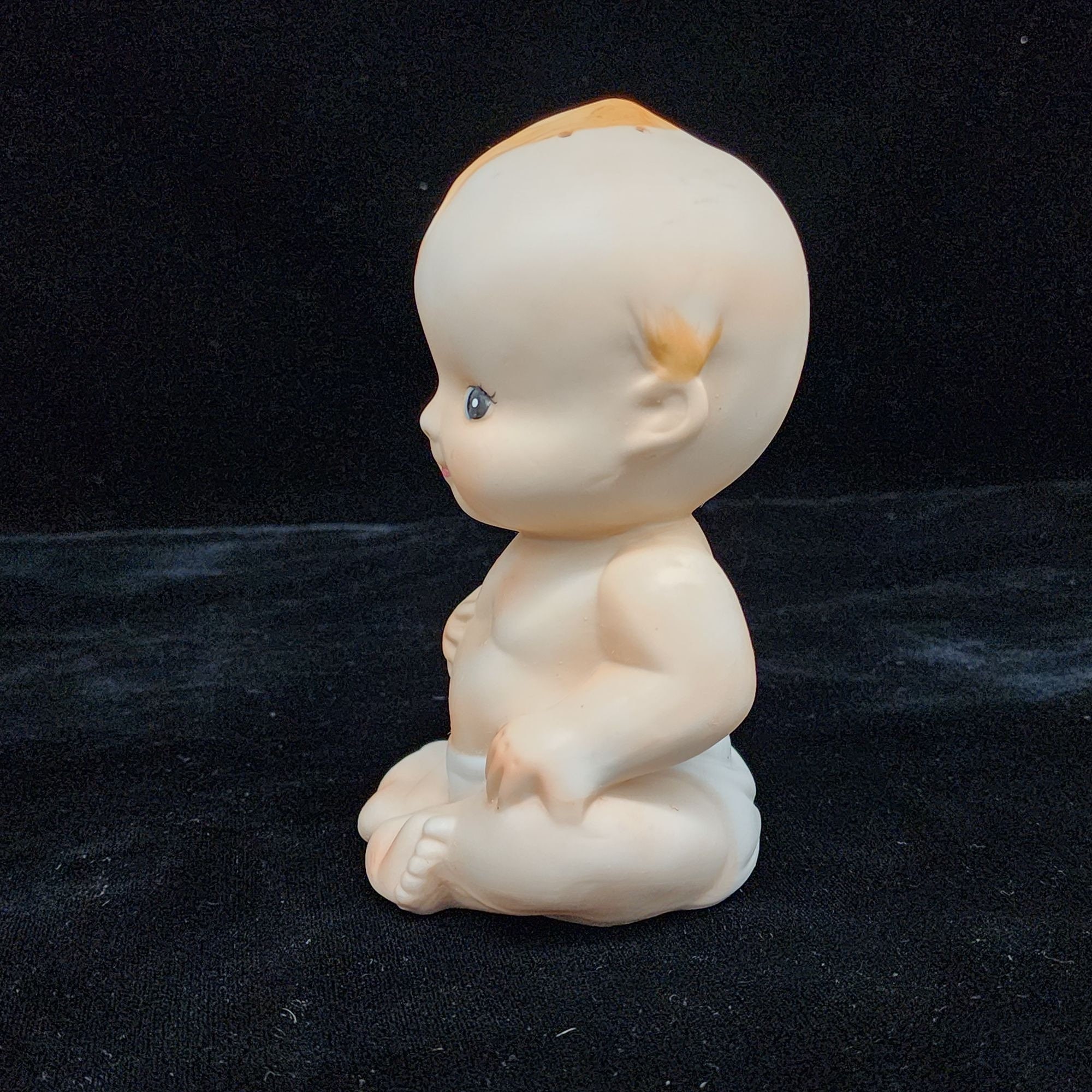Porcelain Kewpie Doll Baby Talcum Powder Shaker Rubber Plug Vintage 5.5 ...