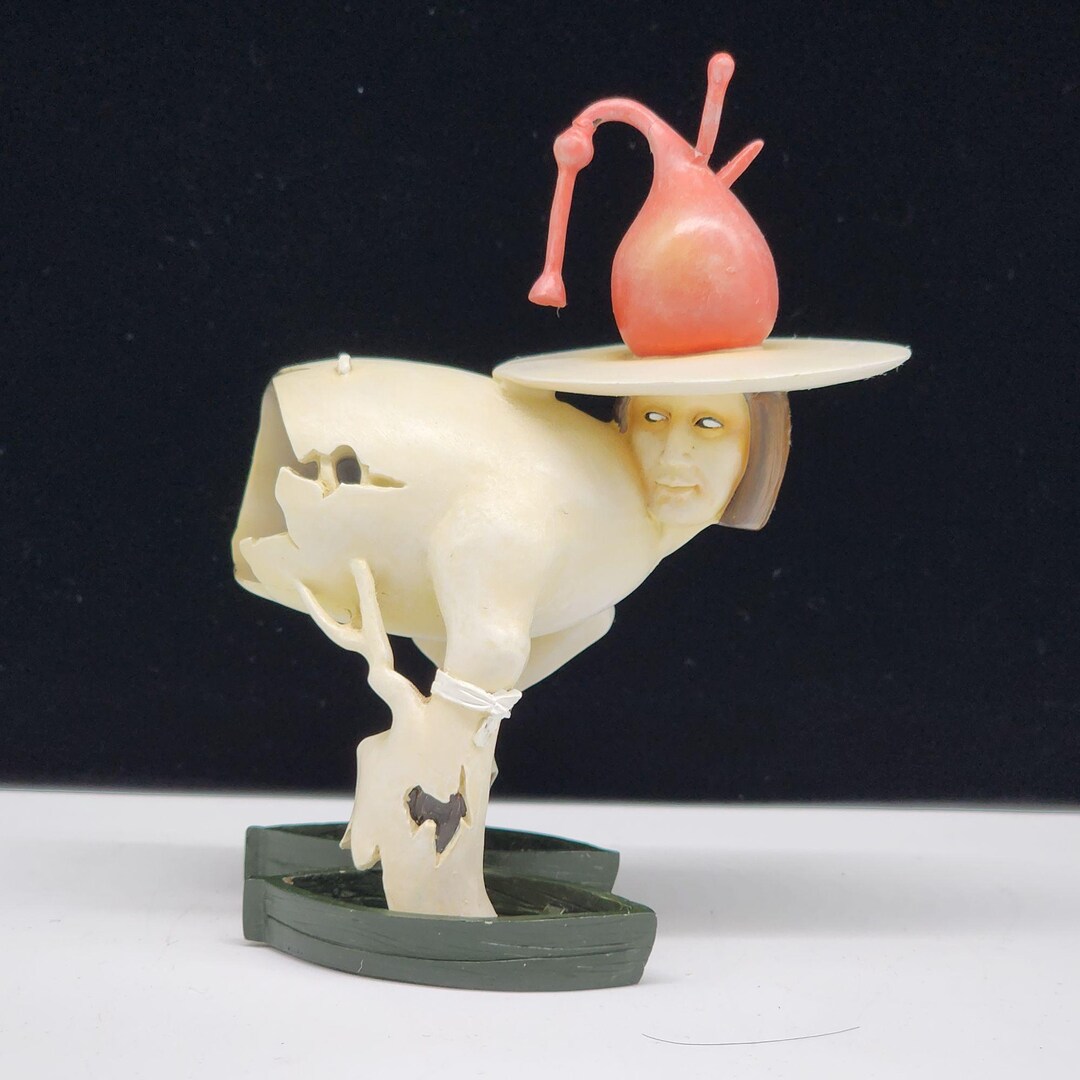 Hieronymus Bosch Inspired Figurine With Quirky Anatomy Green Shoes From ...