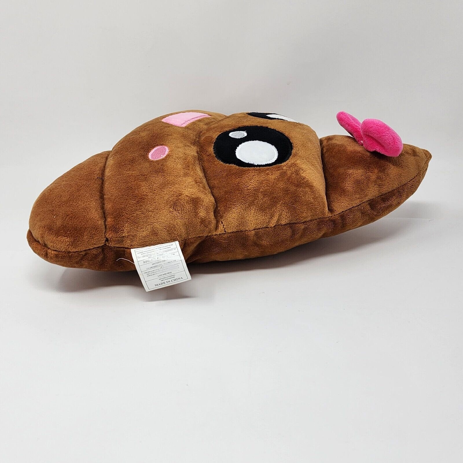 Poop Emoji Plush Pillow Smiley Pink Ribbon Triangle - Etsy