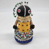 Ndebele Doll South African Beaded Fabric Doll Ceremonial Folk Art - Etsy
