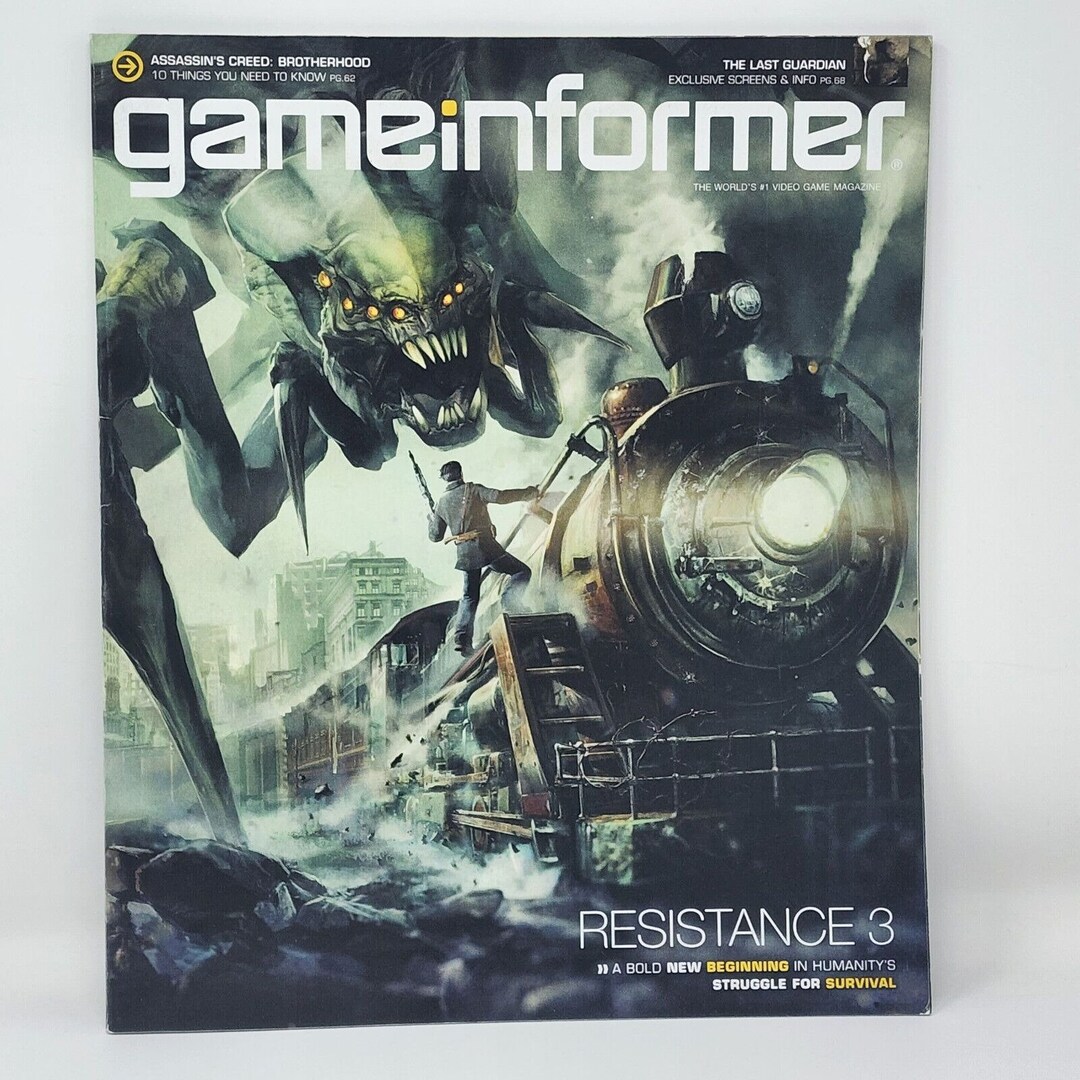 Game Informer Magazine #211 Nov 2010 Resistance 3 - Etsy