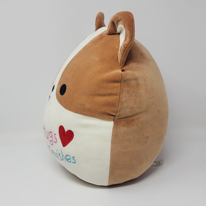 Squishmallow Regina the Corgi Valentine 12 Plush White - Etsy