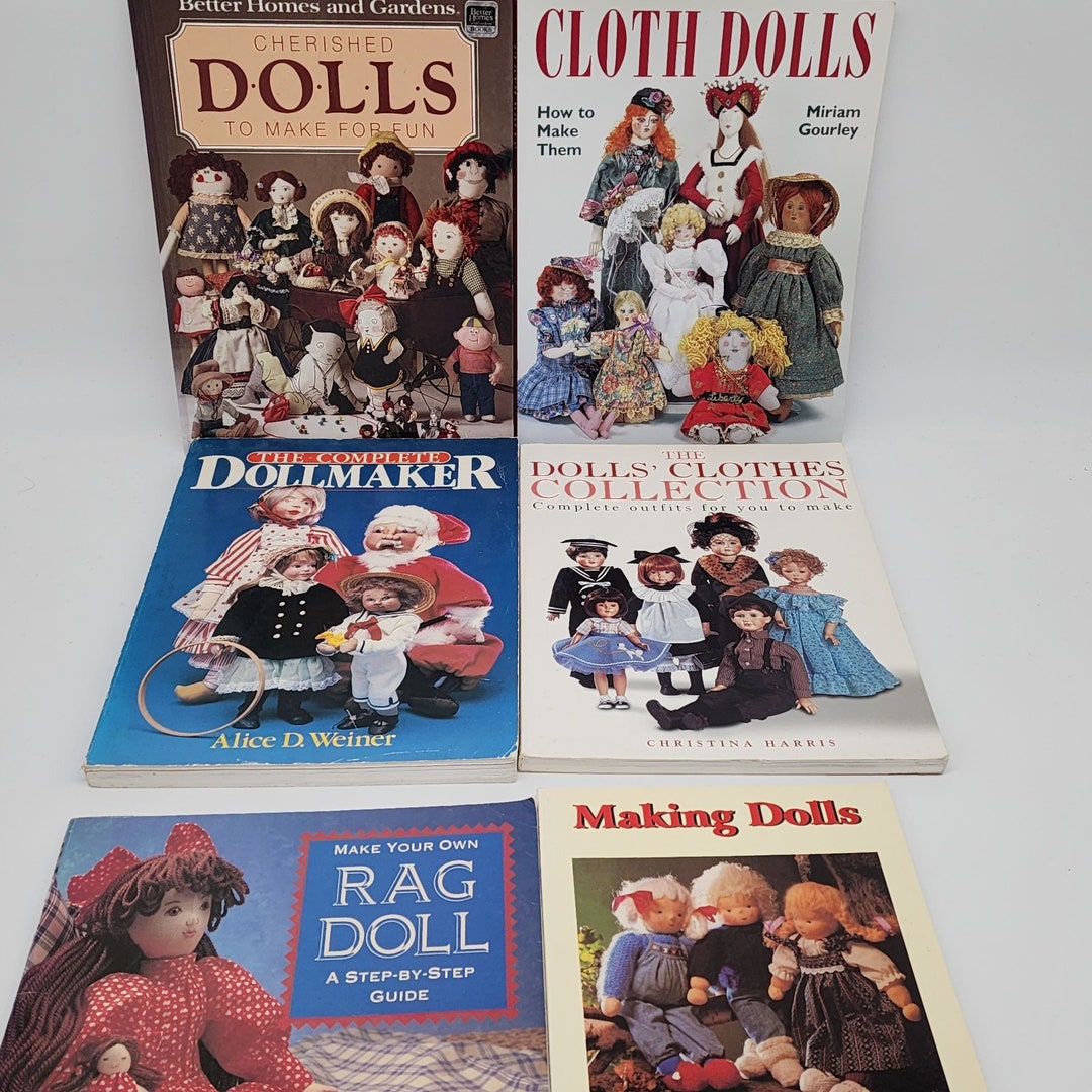 6 Doll Making Books Rag Dolls and Clothes Rag Doll by Alicia Merrett ...