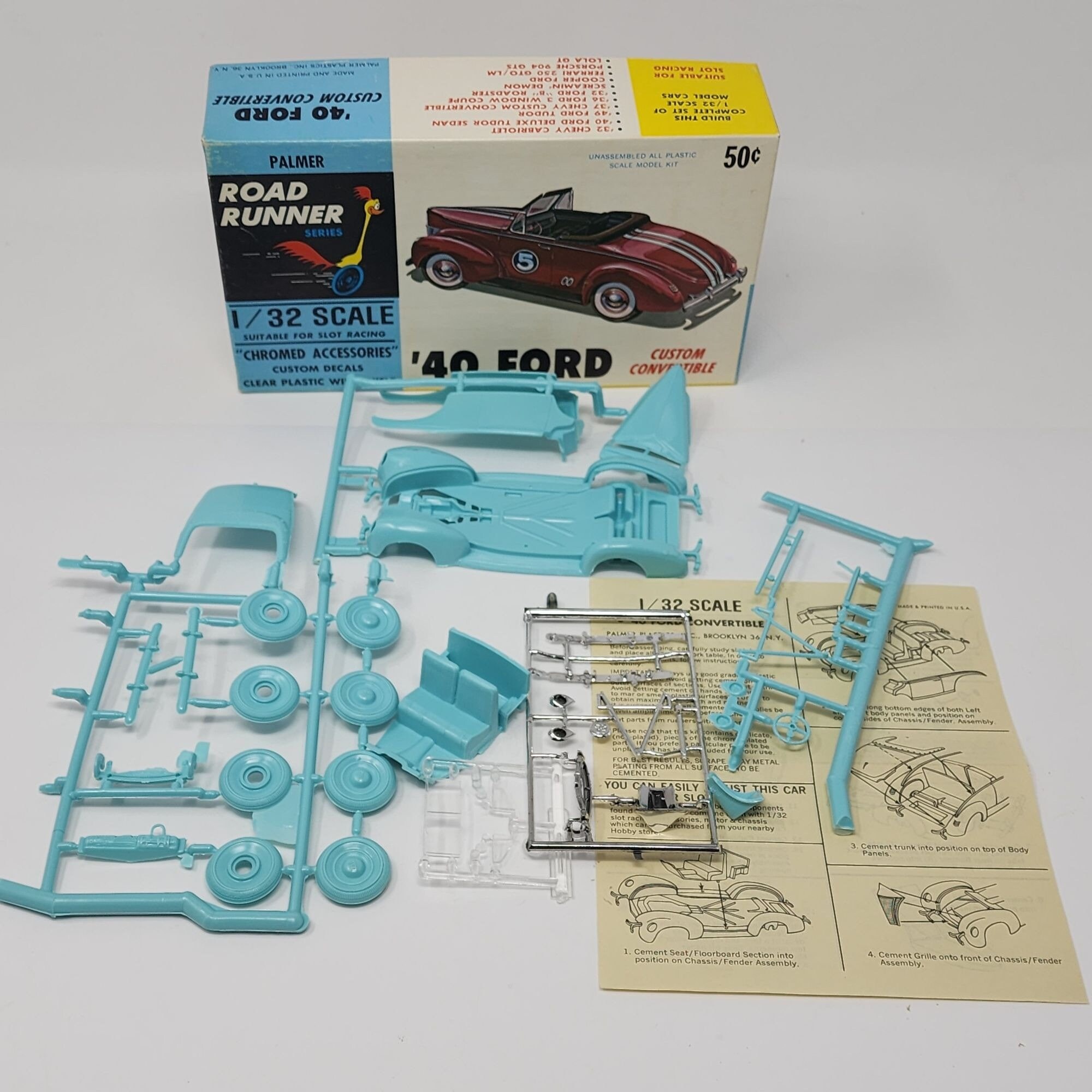 Palmer Road Runner 1940 Ford Model Kit as is 1/32 Scale - Etsy