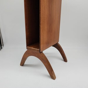 Vintage Wooden Telephone Stand Retro 1960s Mid Century Modern 31.5 ...