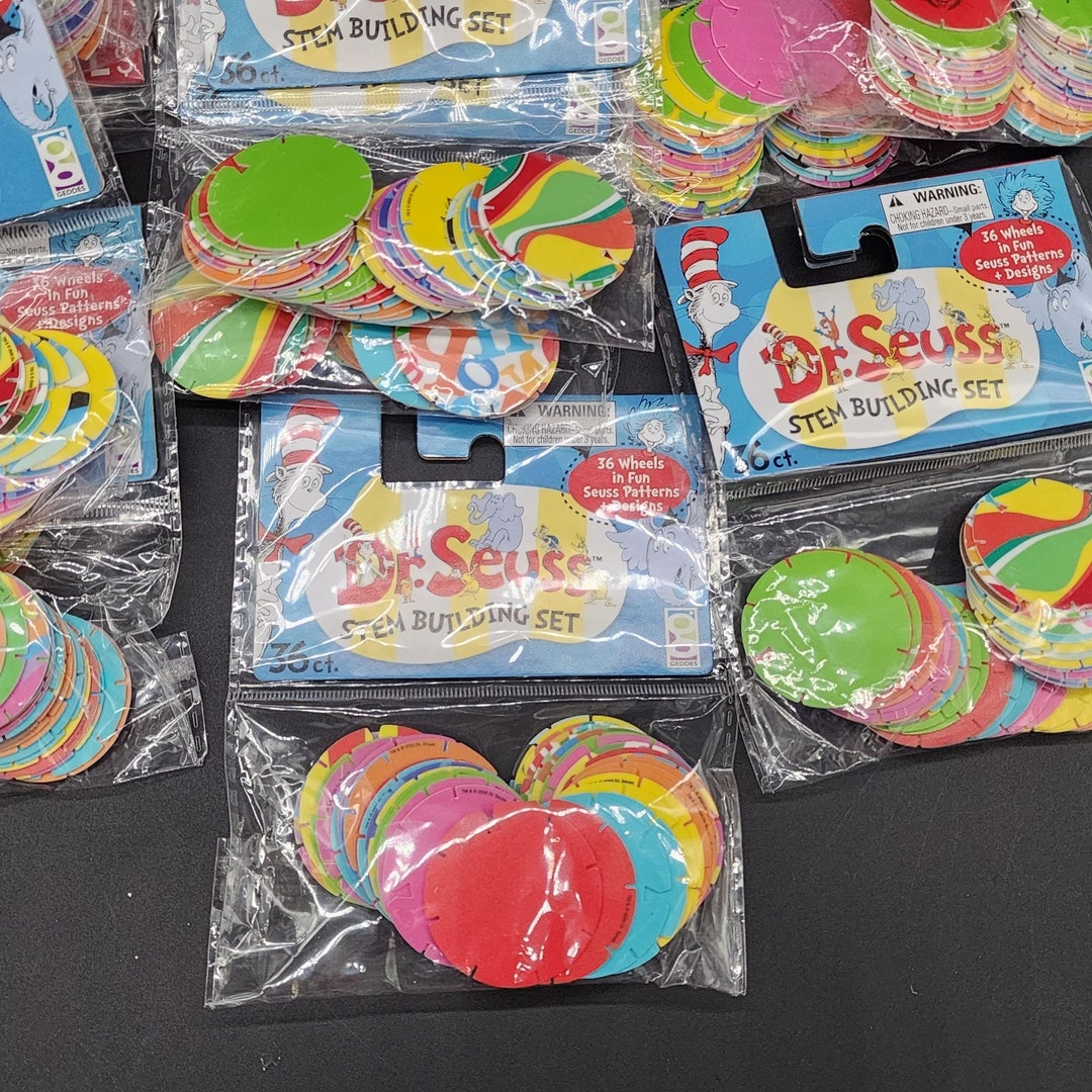 Dr. Seuss Wheels STEM Building Sets Interlocking Discs 36 Bags of 36 ...