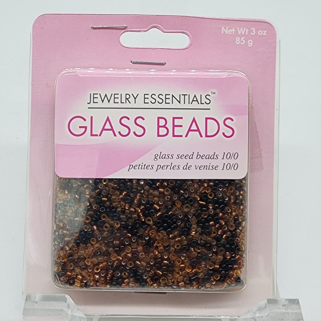 3 New Seed Bead Packages Varying Brown Glass by Horizon 9 Oz VTG - Etsy