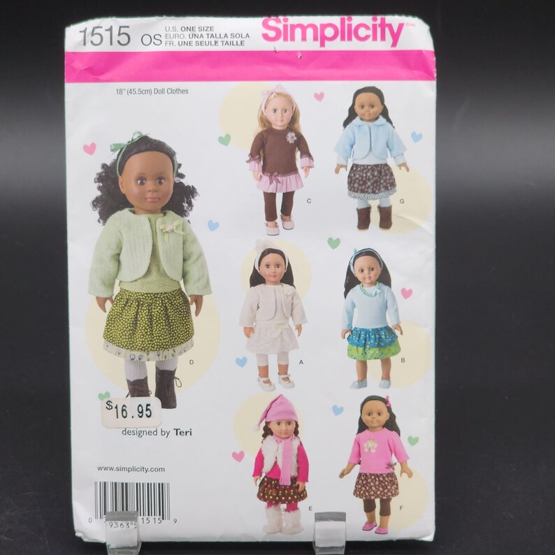 Simplicity Pattern 1515 18 Top Tunic Leggins Jacket Pants Hat Boots New ...