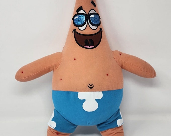 Spongebob Squarepants Patrick Star Plush Swimtrunks Glasses 17” 2015 - Etsy