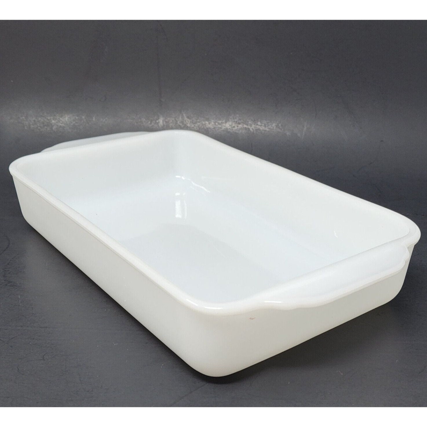 Anchor Hocking Fire King Casserole Dish 1-1/2 Quart Milk Glass Vintage ...