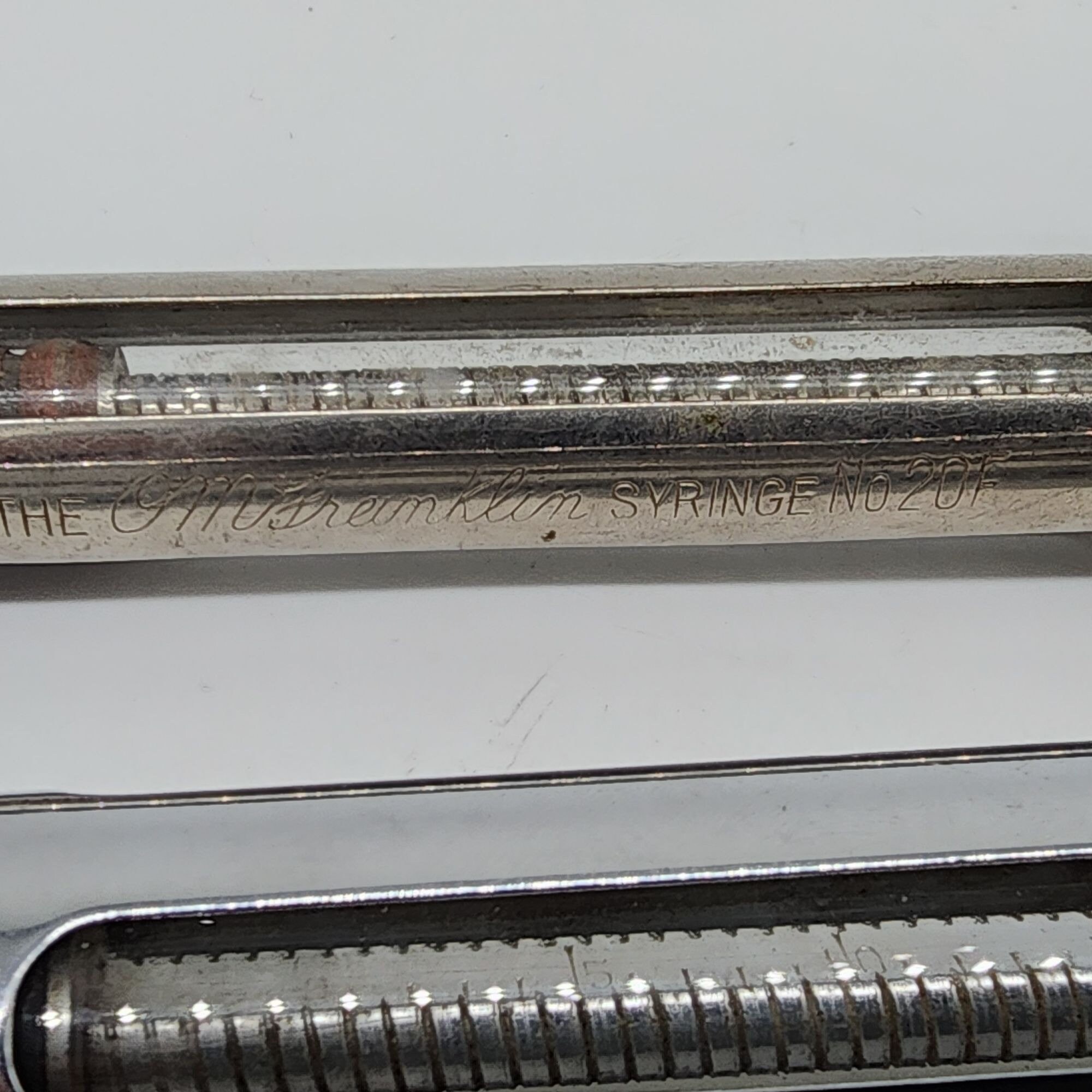 O.M. Franklin Syringe 20F and 40cc Plus 3 16 Needles Vintage - Etsy