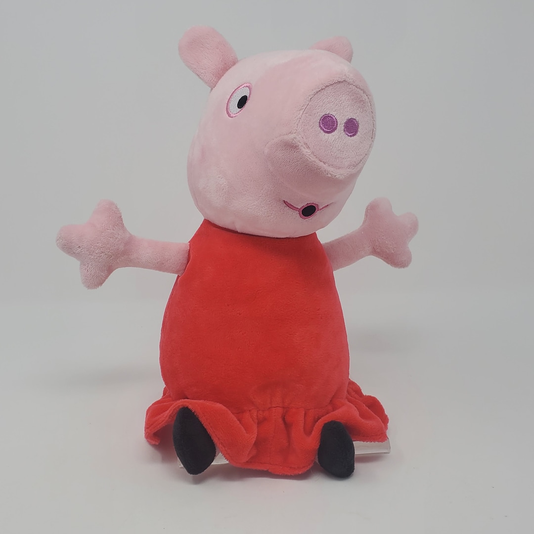 Peppa Pig Plush Red Dress Preschool Toy Talking 2003 12 Etsy UK