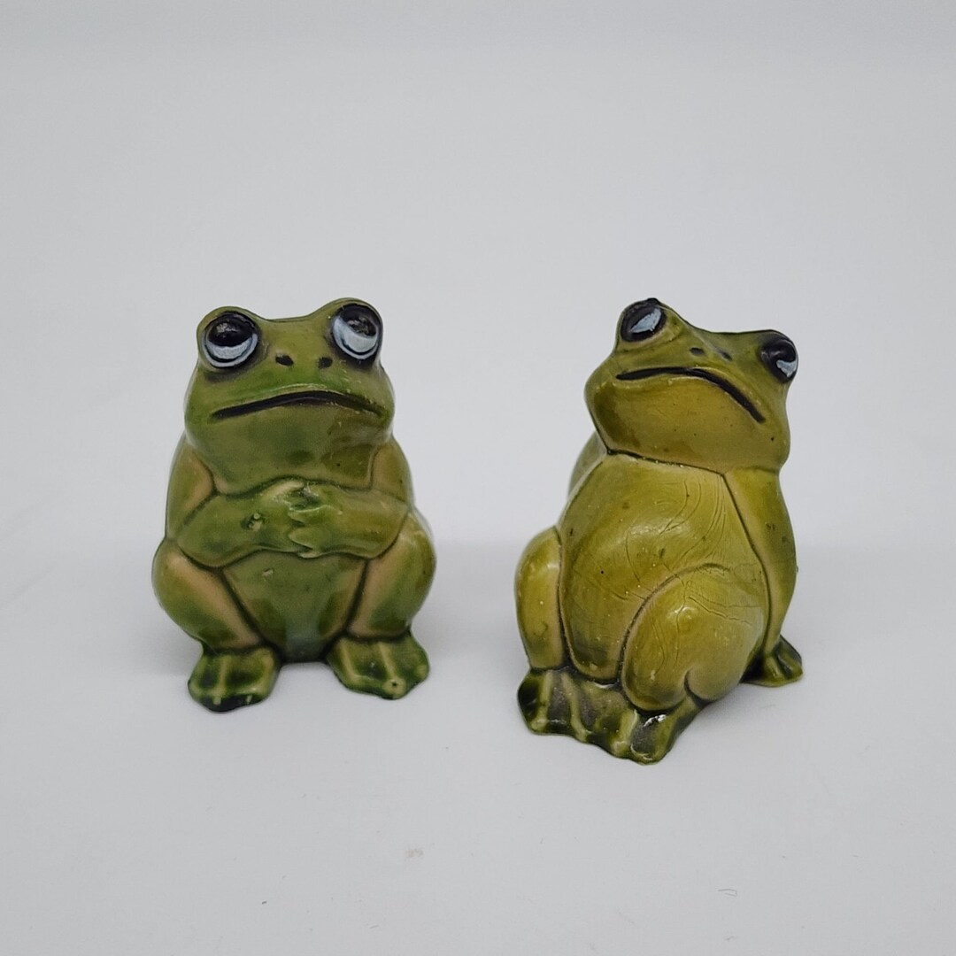 Plastic Frog Pencil Toppers Set of 2 Green 1.5" Vintage 1980s - Etsy