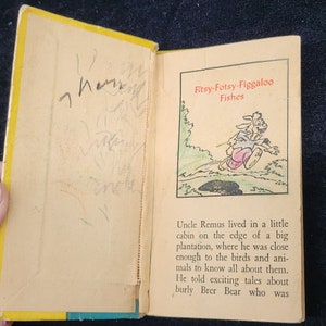 Walt Disney's Brer Rabbit Tales by Uncle Remus New Better Little Books ...