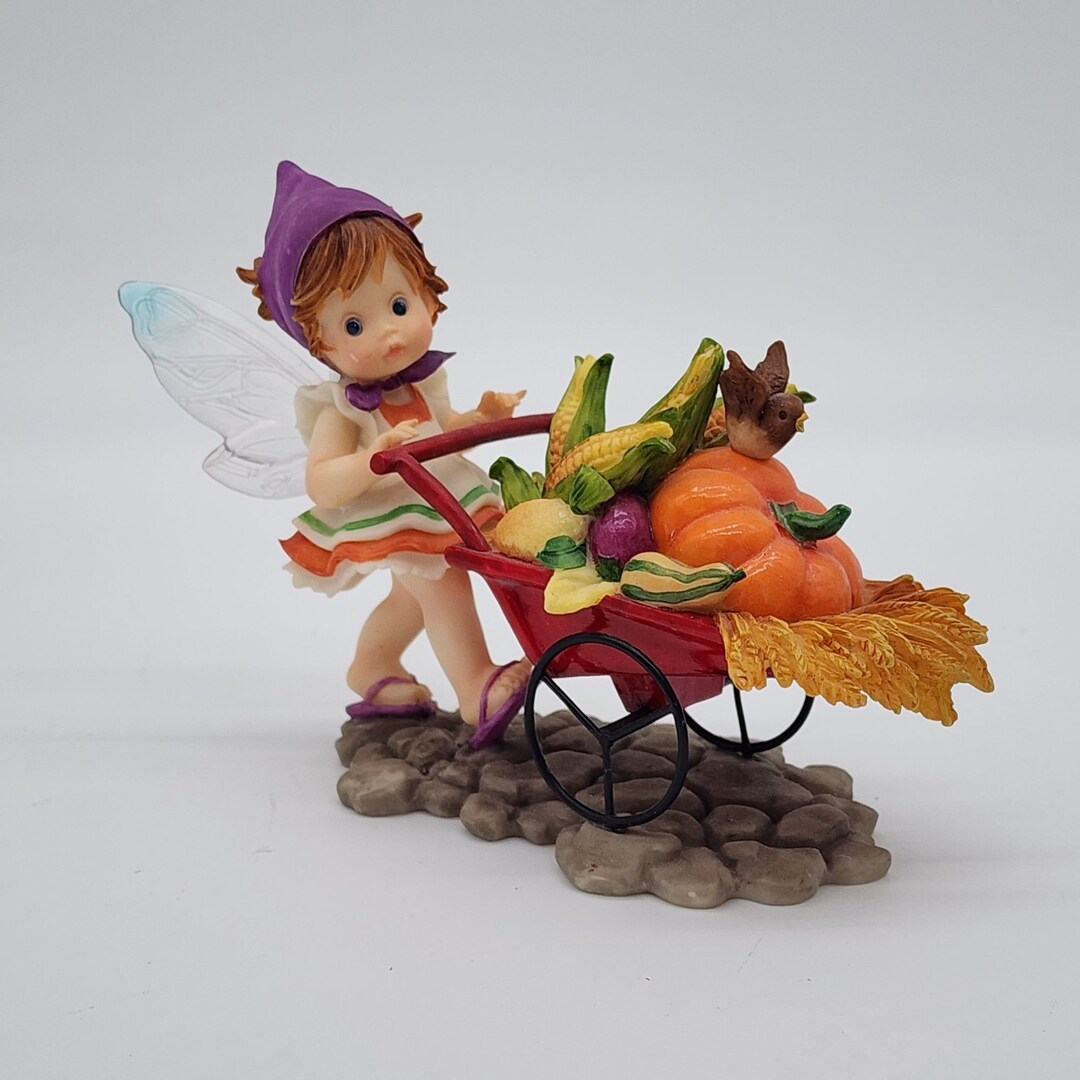 Little Kitchen Fairies Beautiful Harvest Fairie Fairy 2008 4 High Resin ...