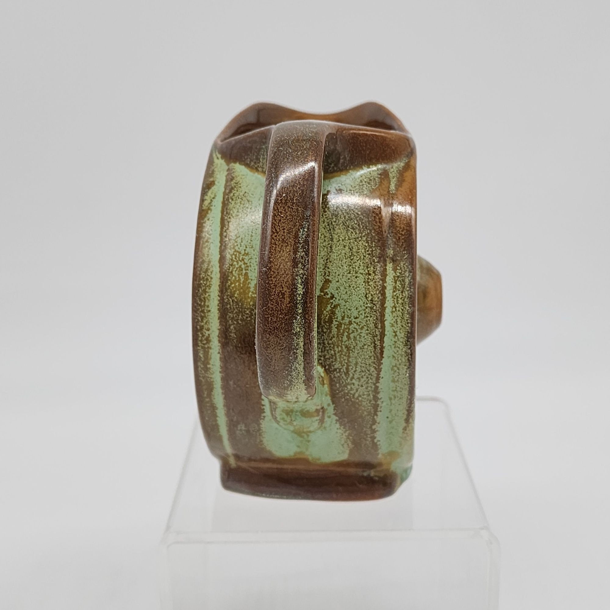 Frankoma Wagon Wheel Creamer Pottery Ceramic Green VTG 4 Tall - Etsy