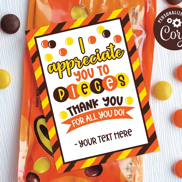 Reeses Thank You - Etsy
